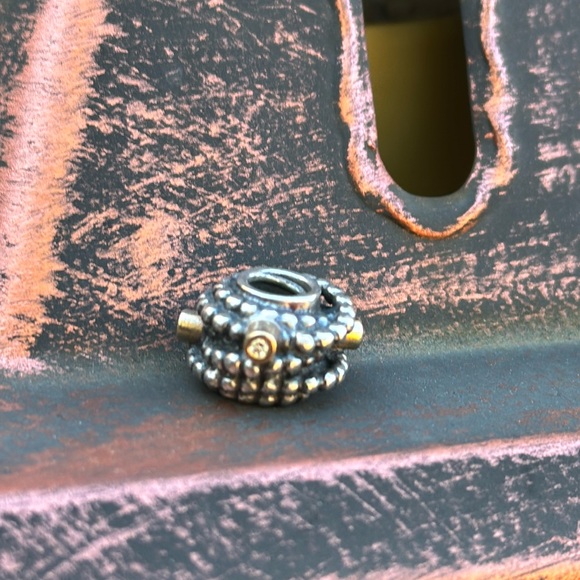 Pandora | Jewelry | Pandora Bead With 4k Gold With I Believe They Are ...